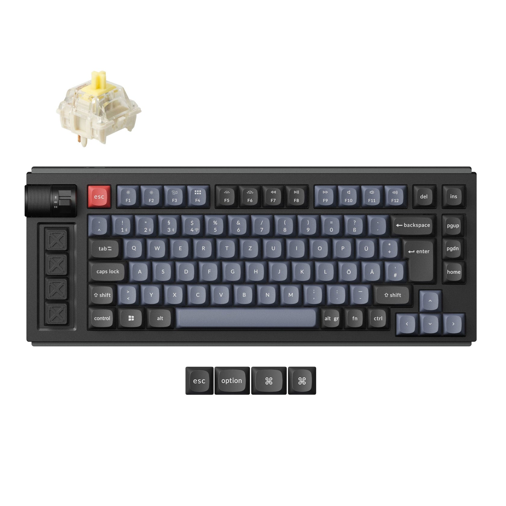 Lemokey L1 QMK Wireless Custom Mechanical Keyboard ISO Layout Collecti