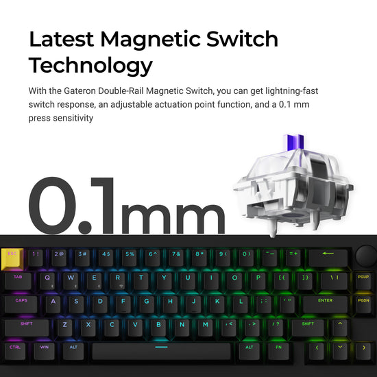Lemokey P2 HE Wireless Magnetic Switch Custom Gaming Keyboard