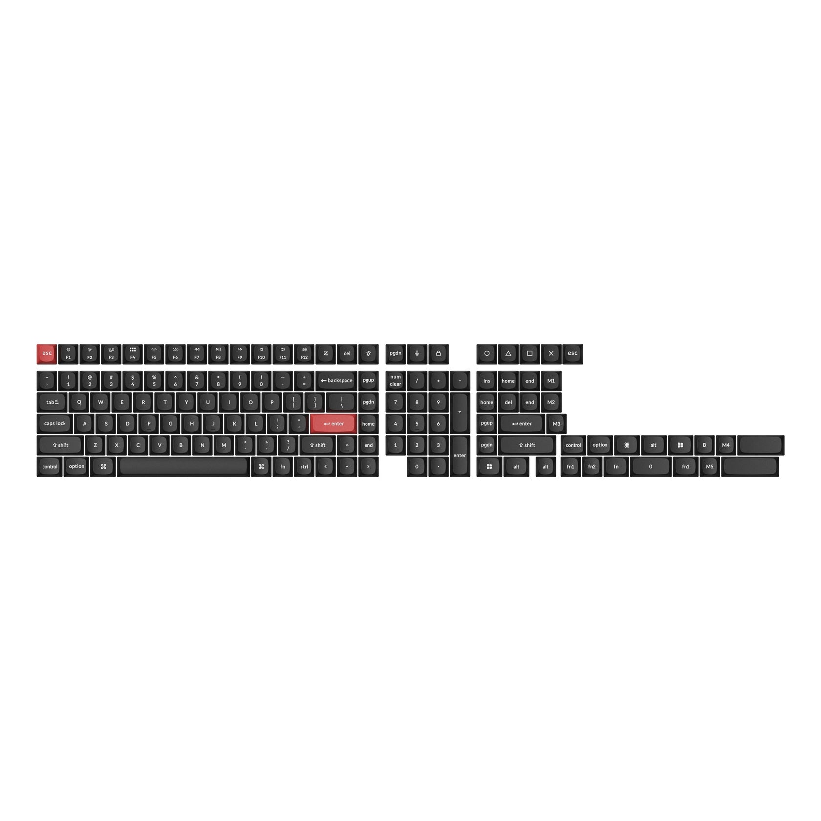 Double Shot PBT OSA Full Set Keycap Set – Lemokey