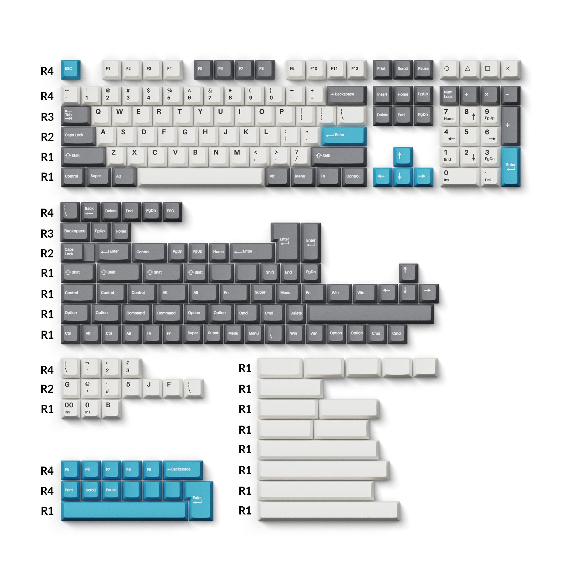 Cherry Profile PBT Keycaps – Lemokey