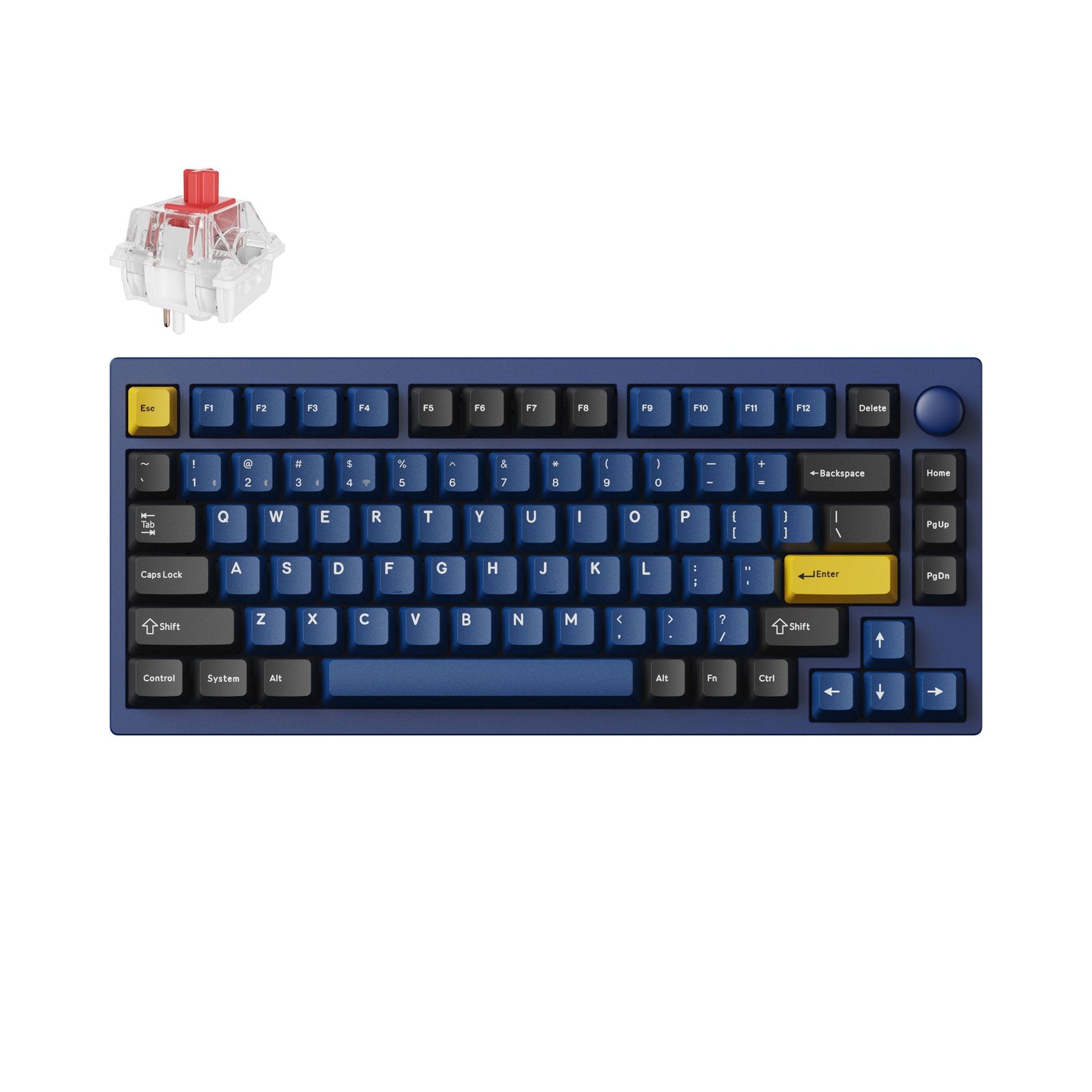 Black Transparent OSA Full Set Keycap Set – Lemokey